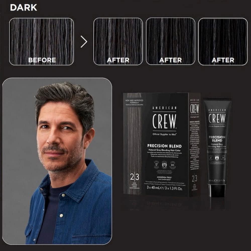 American Crew Men's Temporary Hair Color - Natural Gray Coverage - 1.35 ...