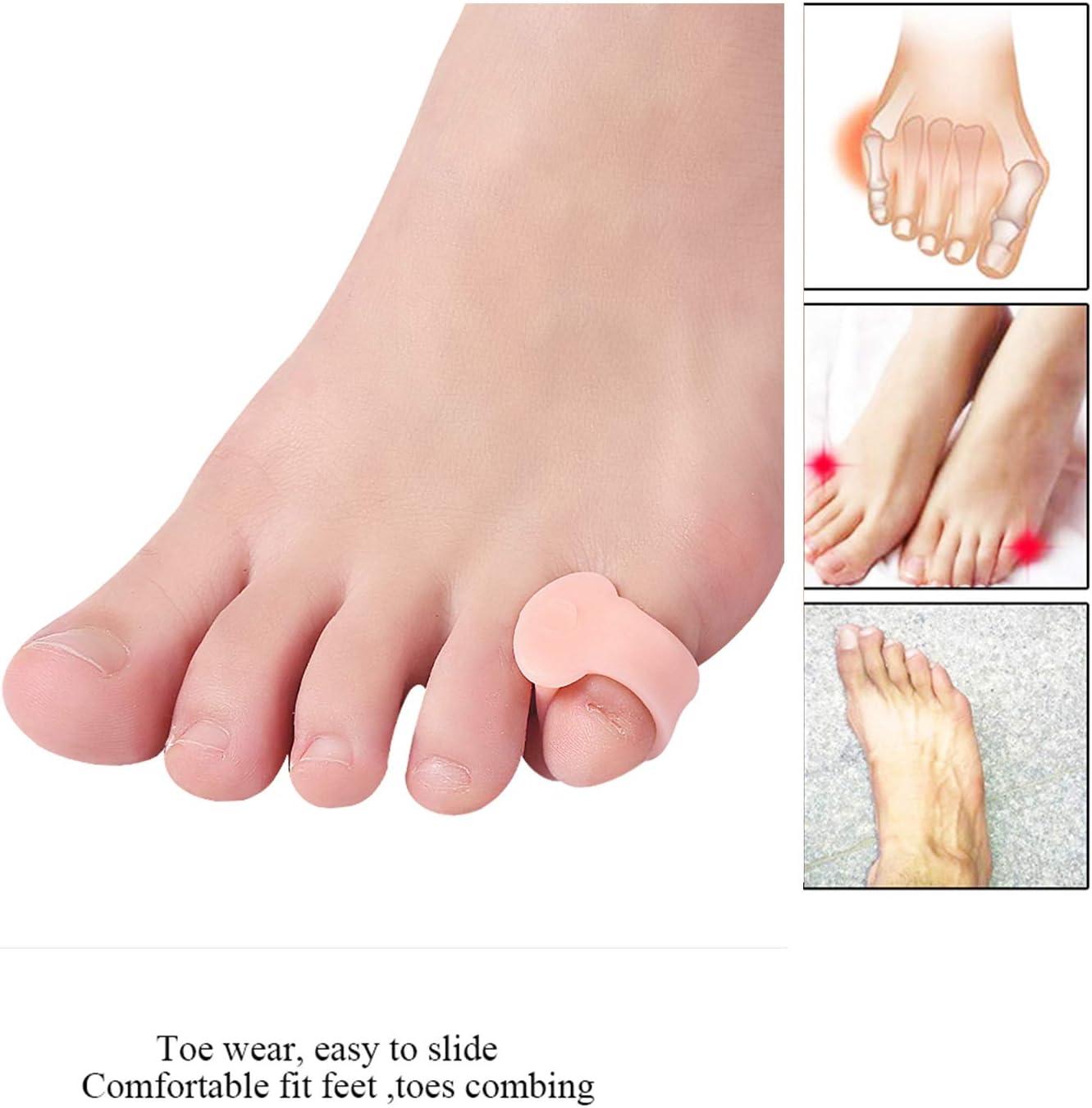 Pinky Toe Splint and Gel Separators for Hammer Toe, Bunion Corrector ...