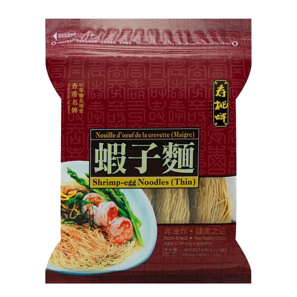 Sau Tao Shrimp-Egg Noodles (Thin) 454g - Authentic Asian Cuisine | Buy ...