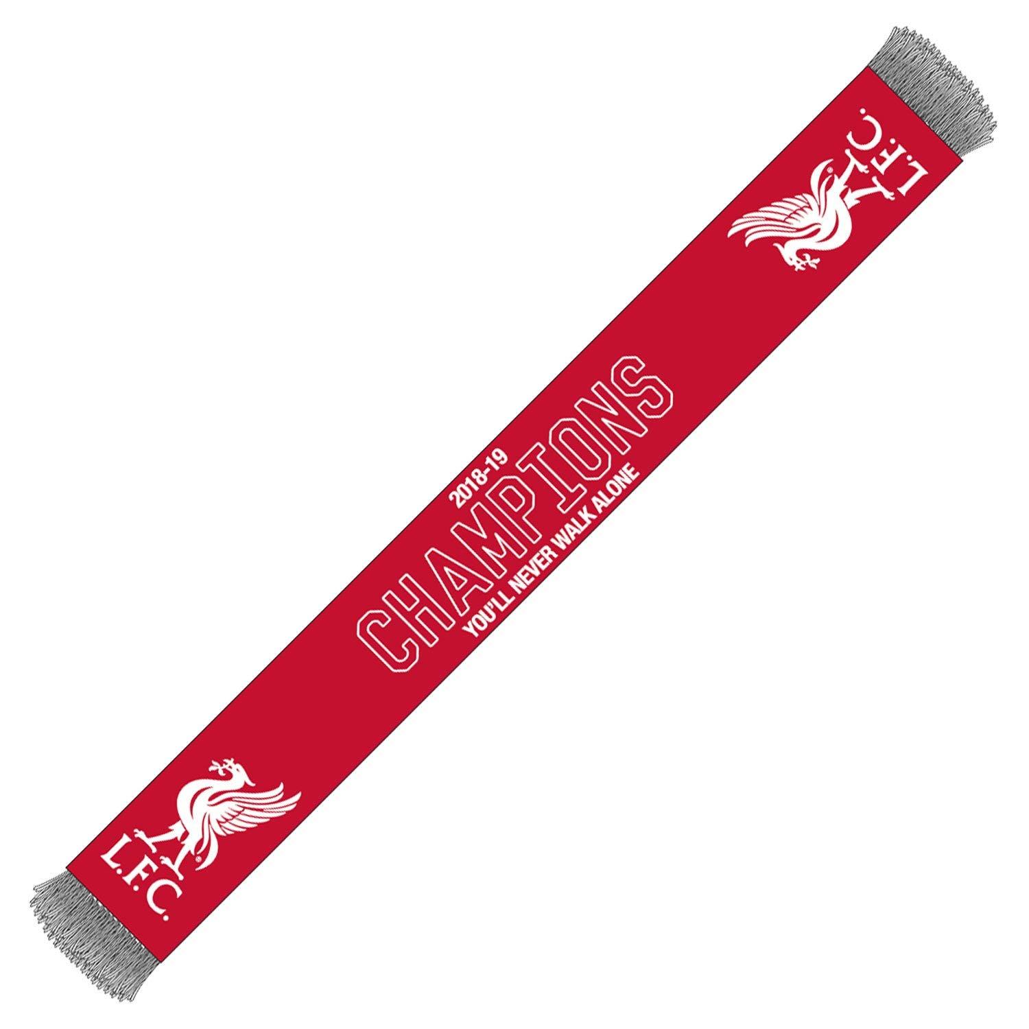 Buy 47 Brand Liverpool FC Champions League 2019 Red Scarf International ...