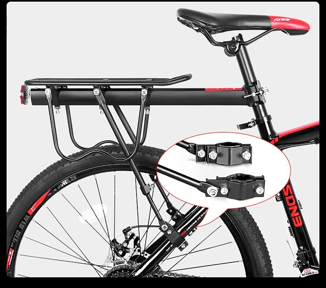 Adjustable Rear Bike Luggage Rack with Fender Board - Ideal for Heavy ...