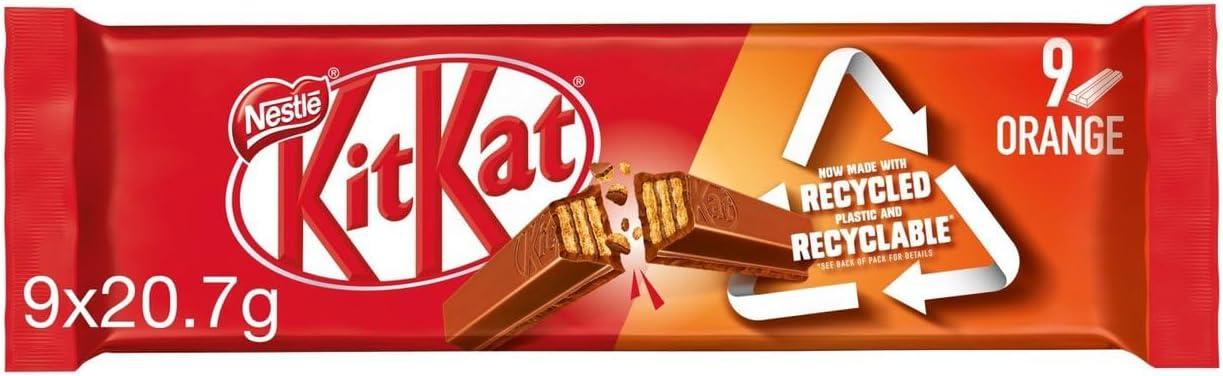 Chocolate Biscuit Bar Bundle with Kit Kat 2 Finger Dark Mint Chocolate ...