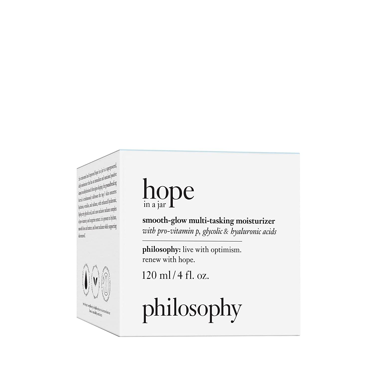 Philosophy Hope in a Jar Smooth-Glow Moisturizer 4oz - Multi-Tasking ...