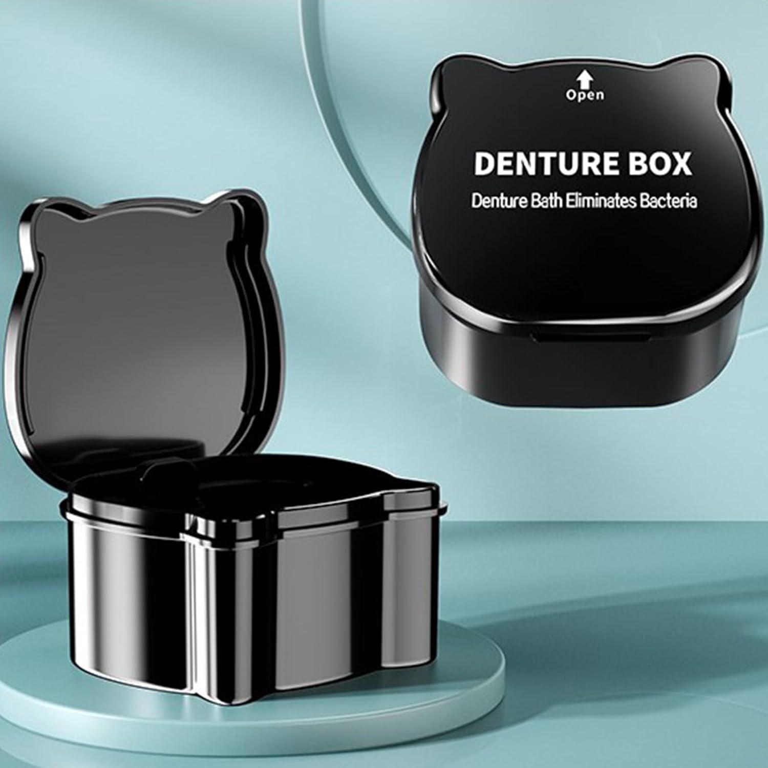 Prosthesis & Denture Box with Sieve | Guador Braces Cleaner Brushes ...