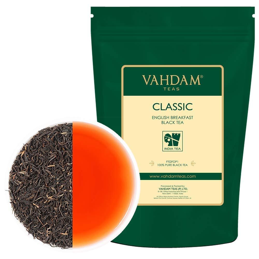 Vahdam Teas English Breakfast Black Tea - 16 oz (454g) | Premium Loose ...