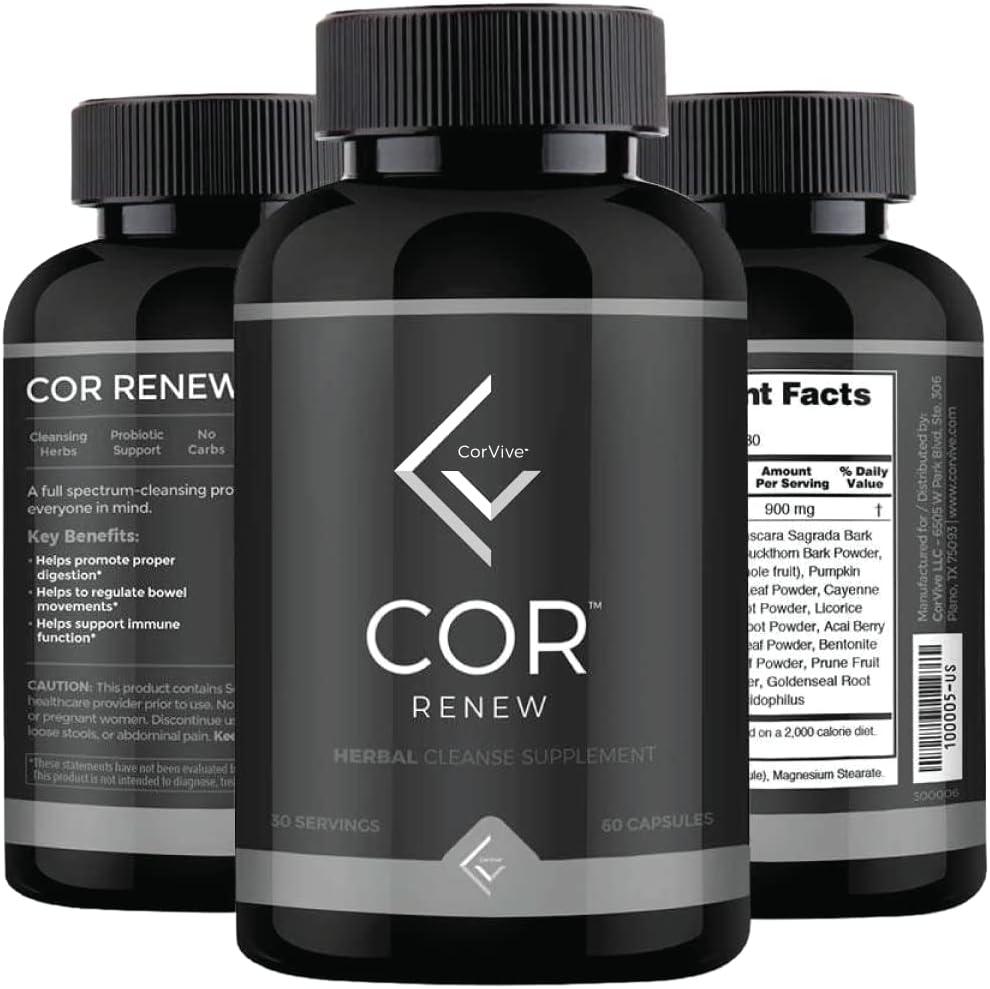 CorVive CorRenew Cleanse Supplement - Full Spectrum Cleansing - 60 ...