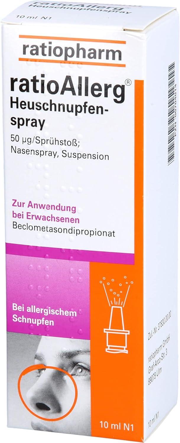 RatioAllerg Hay Fever Spray - 10ml Solution for Rhinitis Relief ...