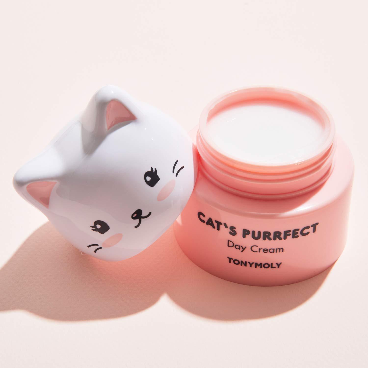 TONYMOLY Cat's Purrfect Day Cream 50g - Moisturizing Face Cream for Cat ...