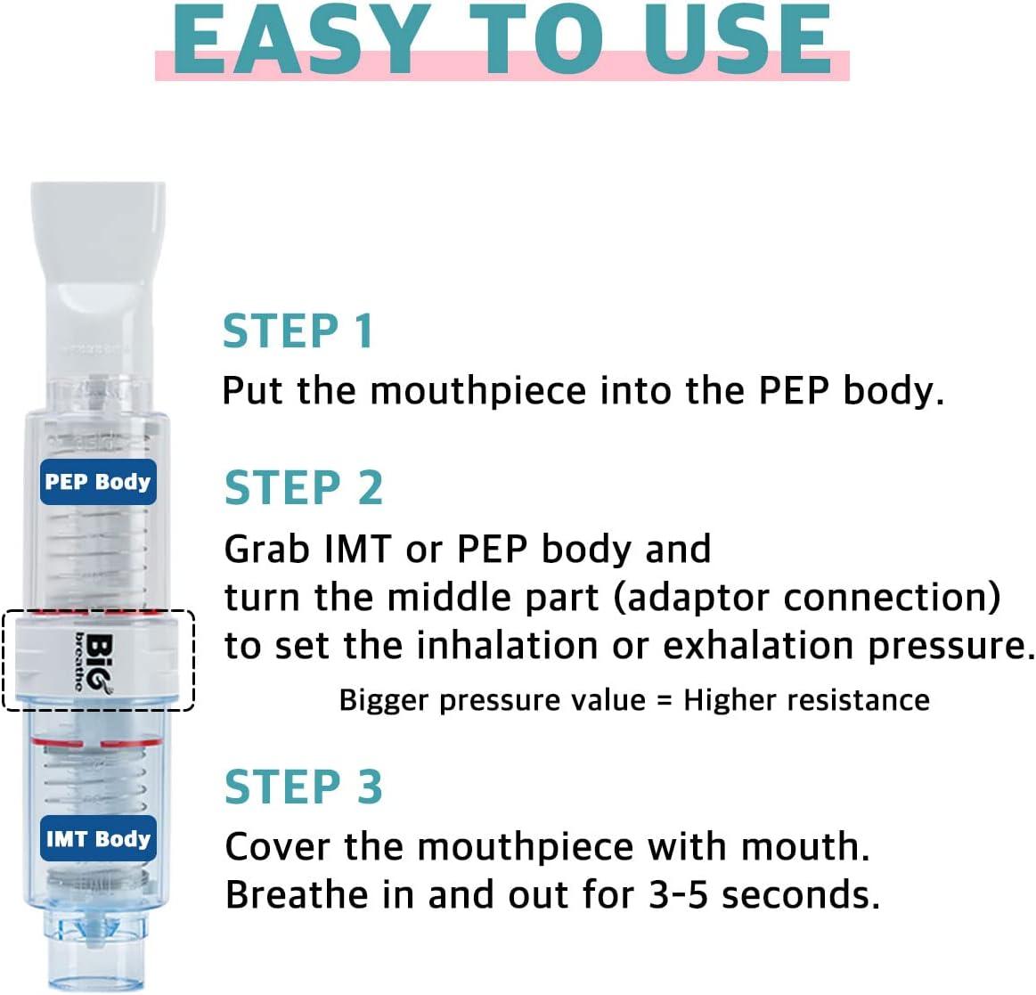 Bigbreathe IMT/PEP | Three-Mode Breathing Exerciser for Seniors ...