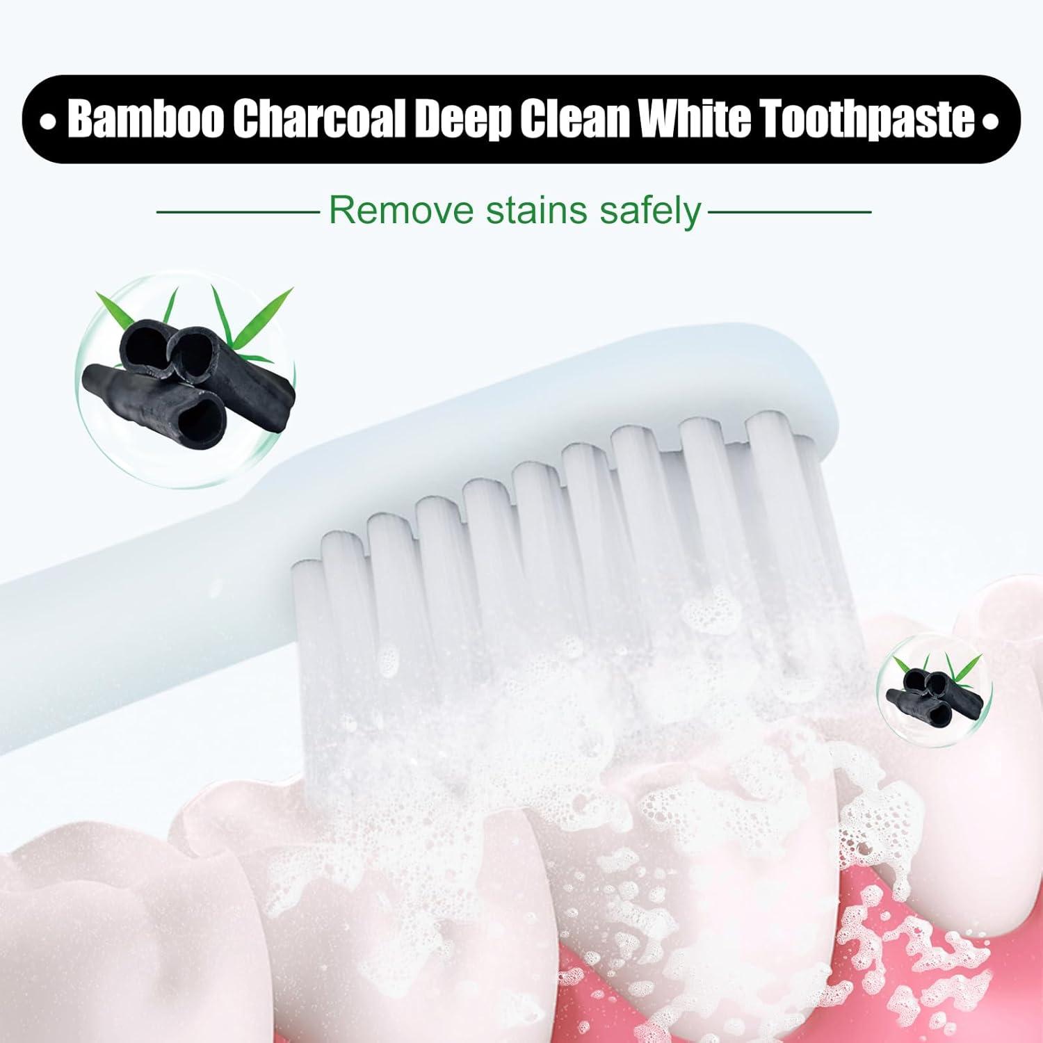 Bamboo Charcoal Deep Toothpaste 100g - Natural Whitening & Deep ...