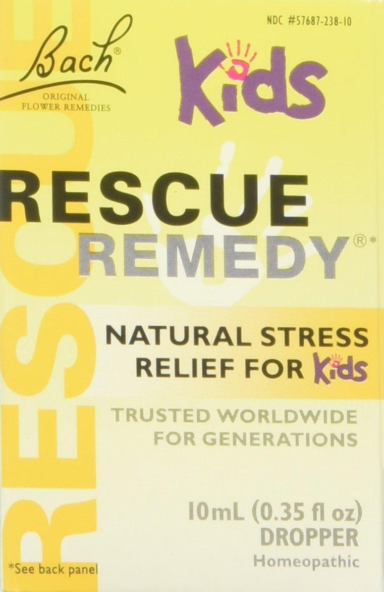 Bach Kids Rescue Remedy Natural Stress Relief Drops 10ml - 2 Pack ...