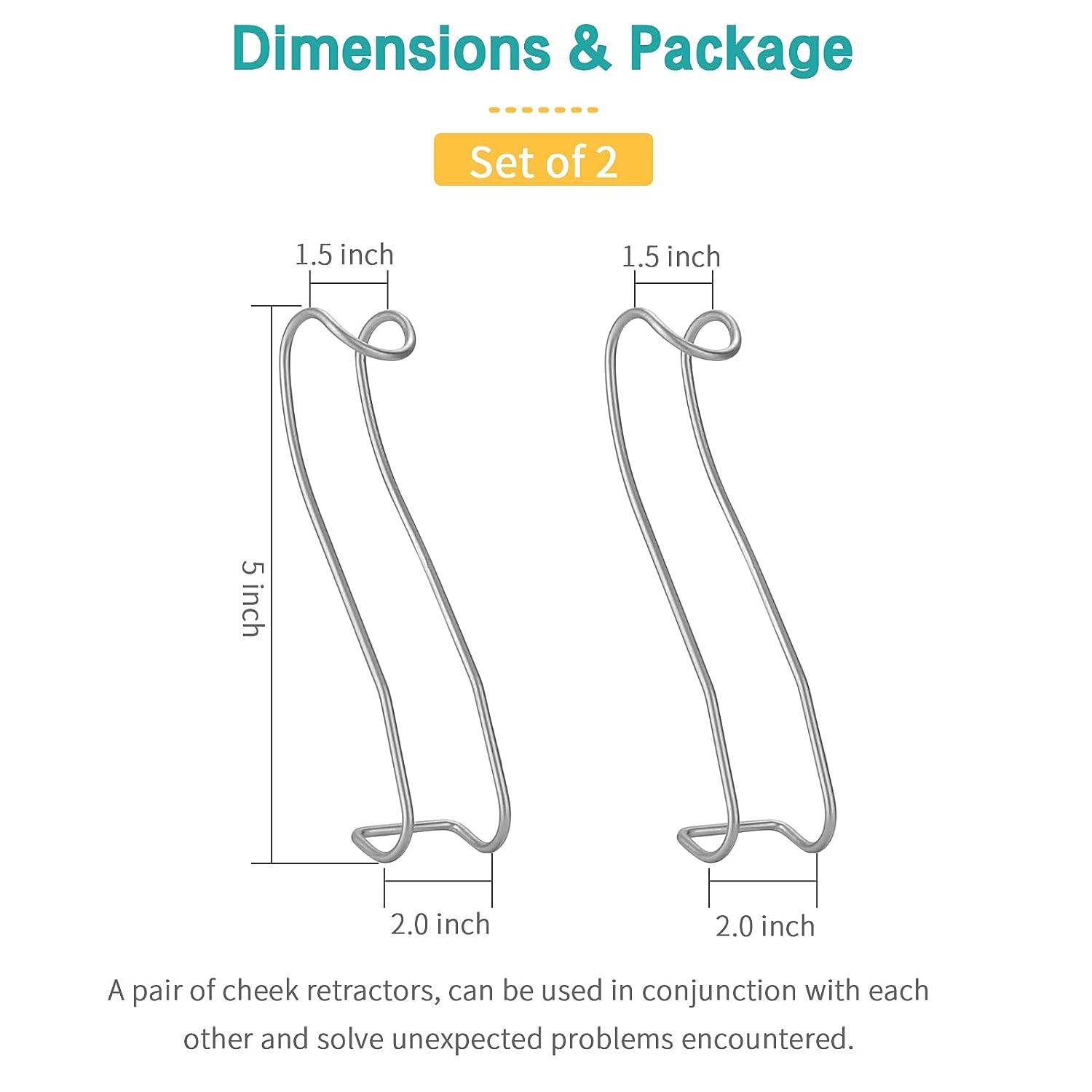 LVCHEN Dental Columbia Cheek Retractor - Autoclavable Stainless Steel ...