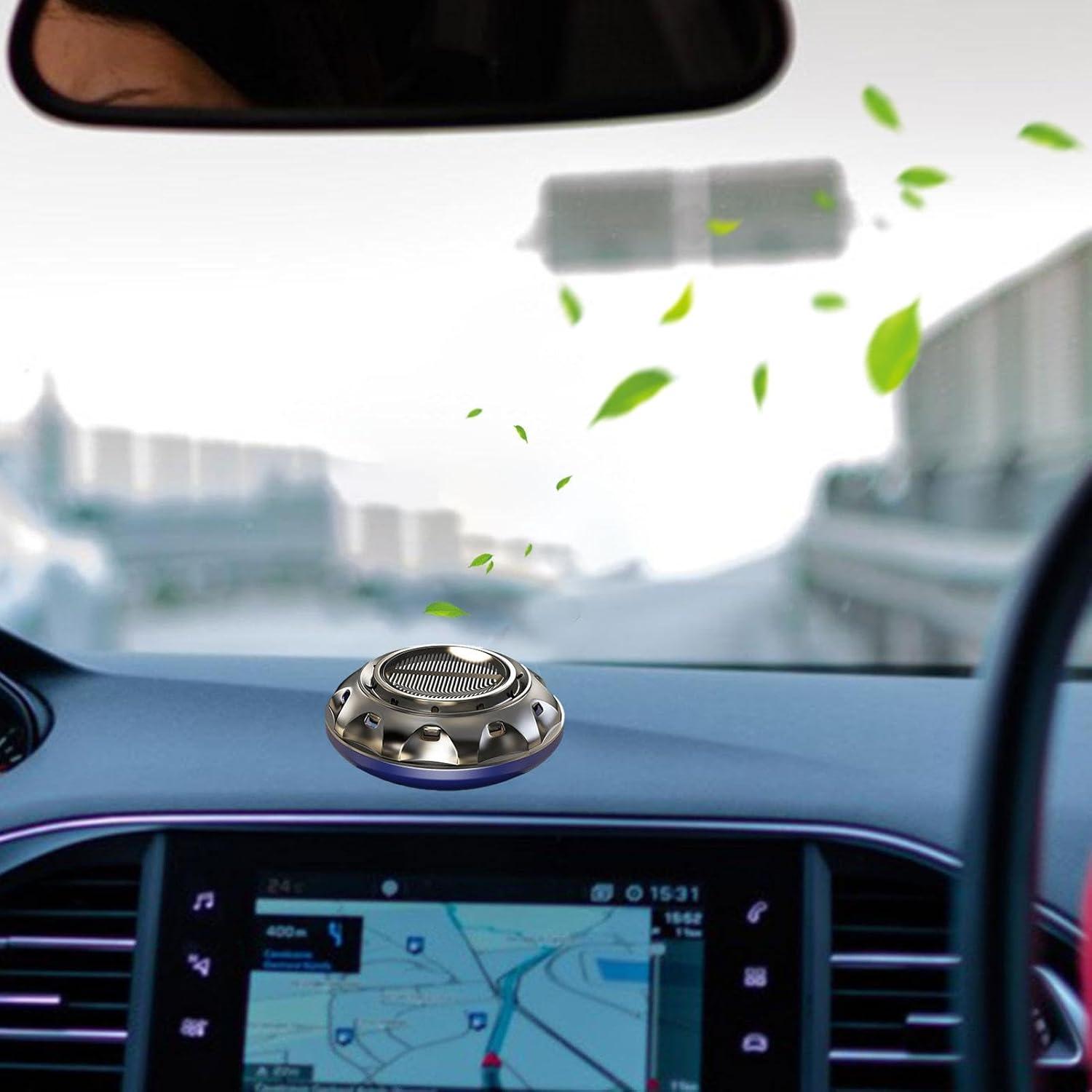 Auto Air Diffuser | Solar-Powered Rotating Car Diffuser | Durable Self ...