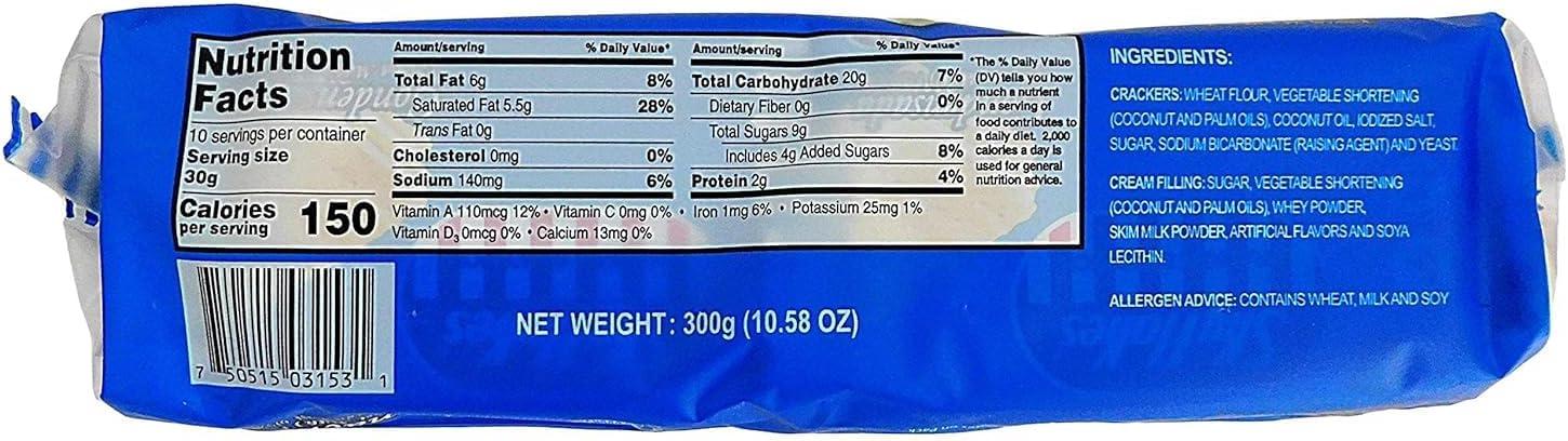 M.Y. San SkyFlakes Crackers Sandwich Cream Filling Filipino Crispy ...