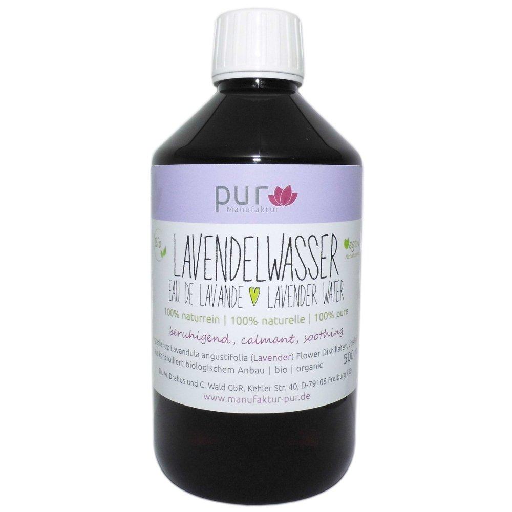 Buy 500 ml Organic Lavender Water - 100% Pure Bio Natural Essence for ...