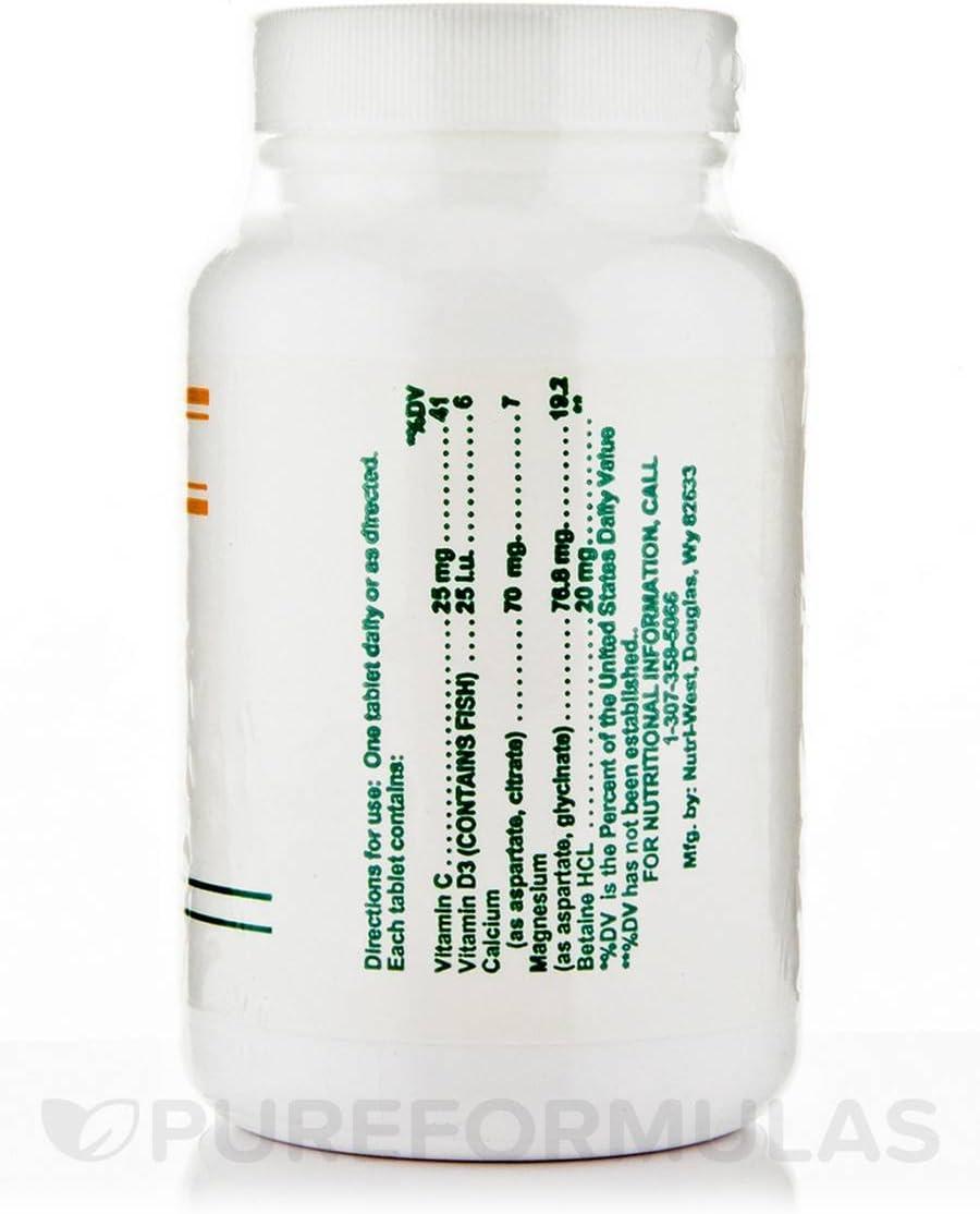 Nutri-West CAL/MAG 1:1 120 Tablets - Essential Calcium and Magnesium ...