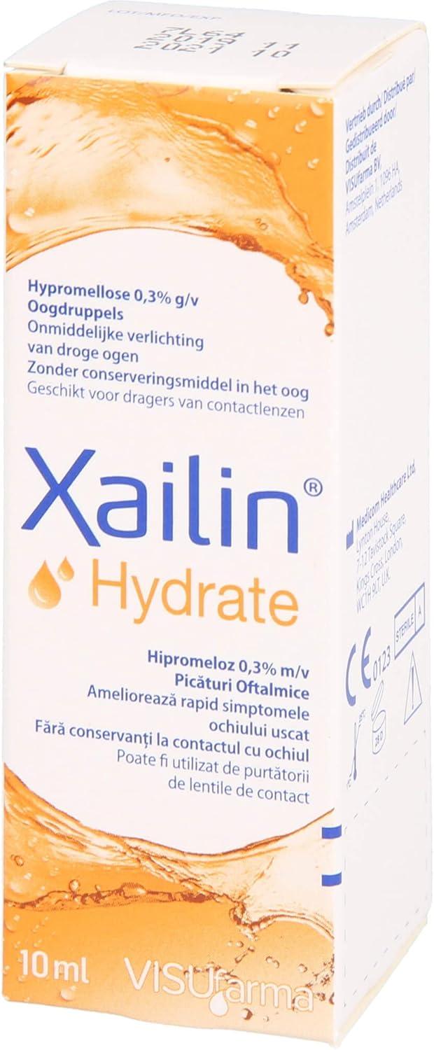 Xailin Hydrate Eye Drops 10ml - Soothing Relief for Dry Eyes | Fast ...