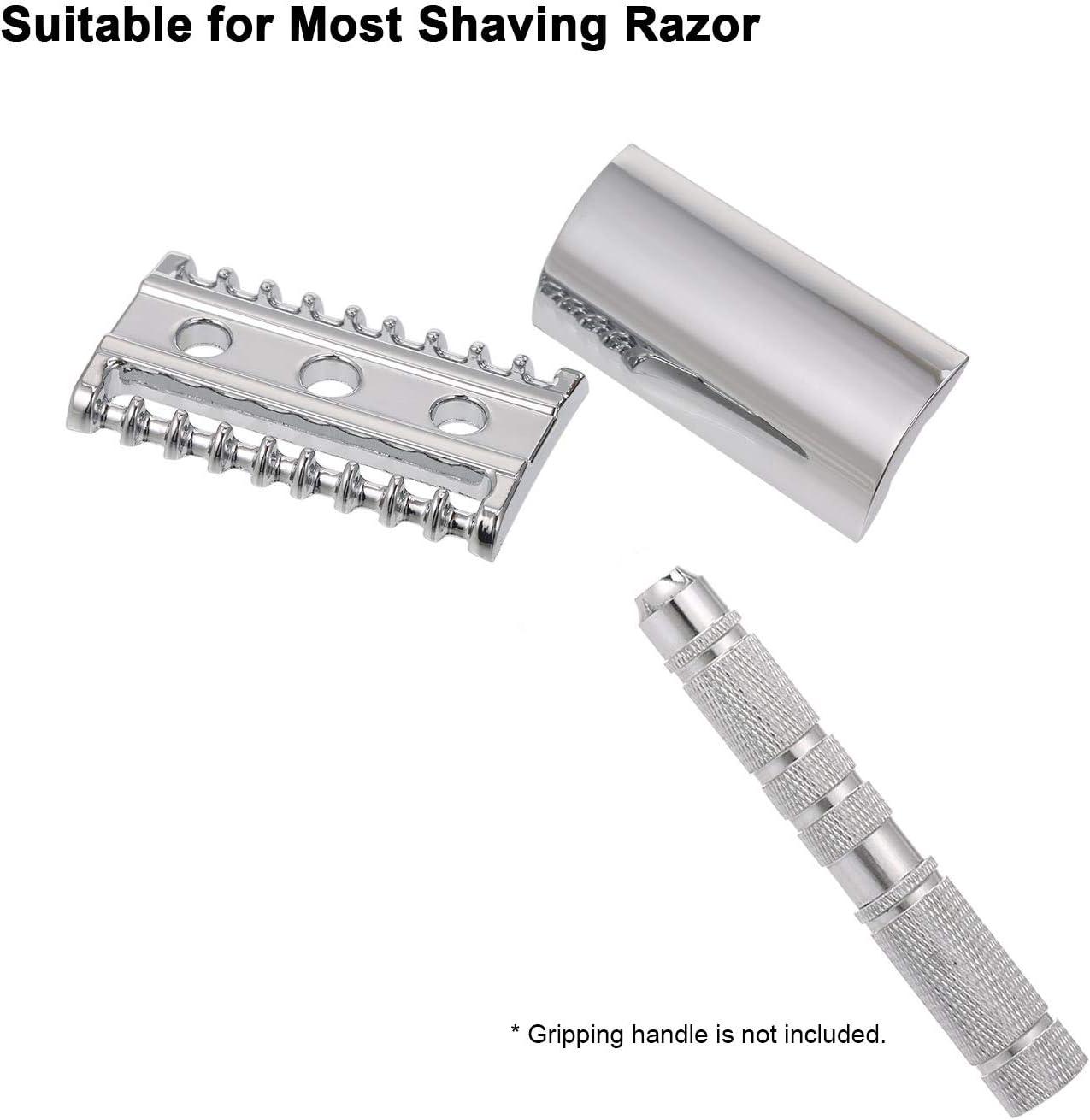 Anself Stainless Steel Replacement Head for Classic Double Edge Safety ...