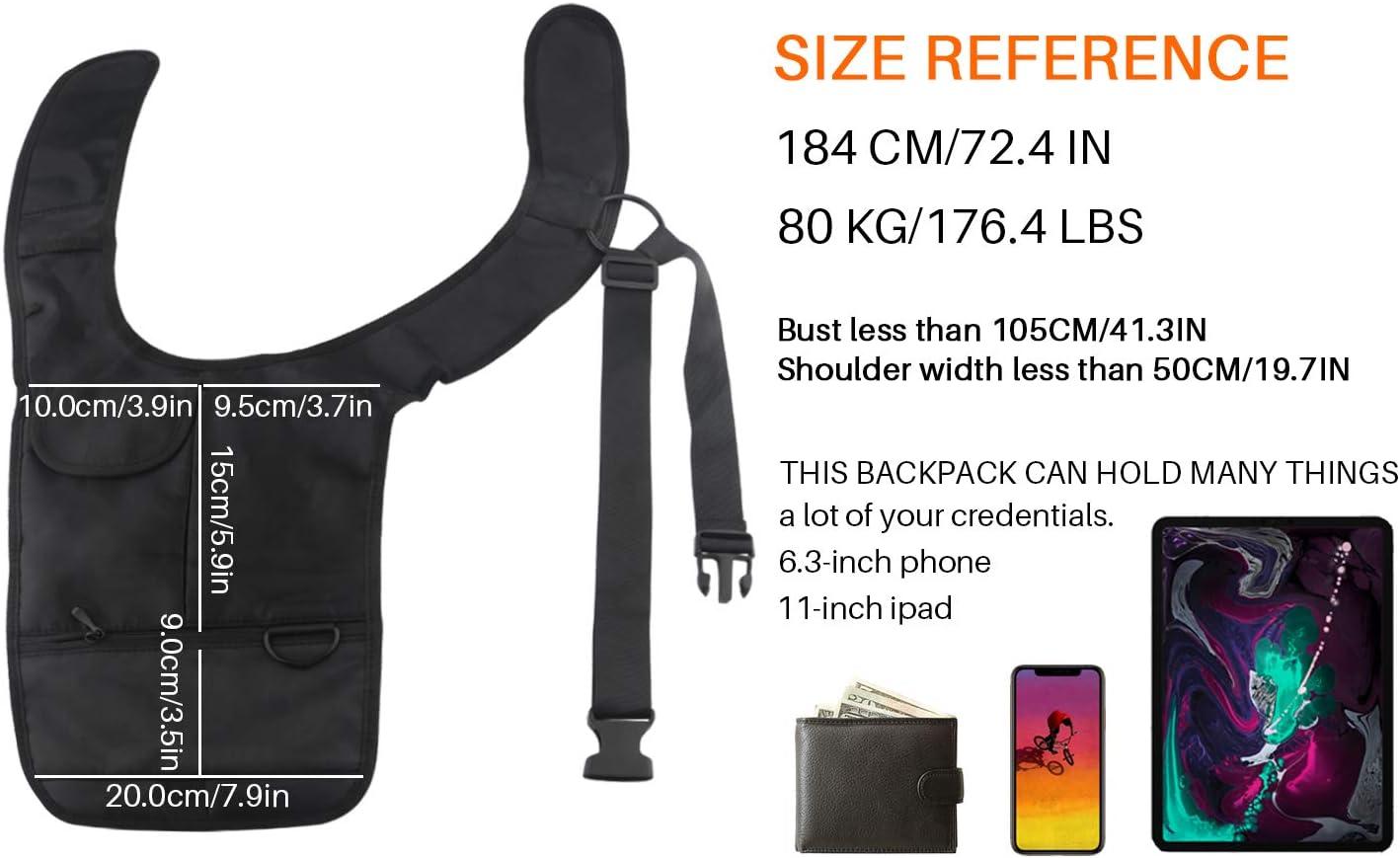 BlueStraw Anti-Thief Underarm Shoulder Bag | Concealed Multi-Purpose ...