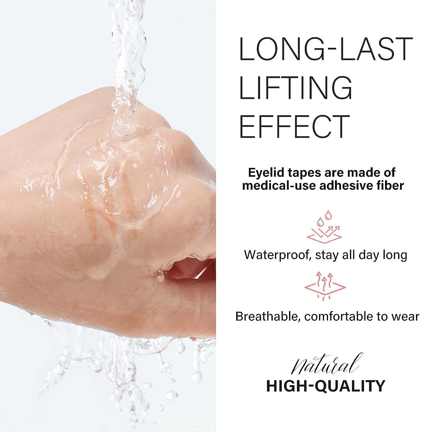 480 PCS Eyelid Tape for Hooded/Droopy Uneven Mono Eyelids - Double ...