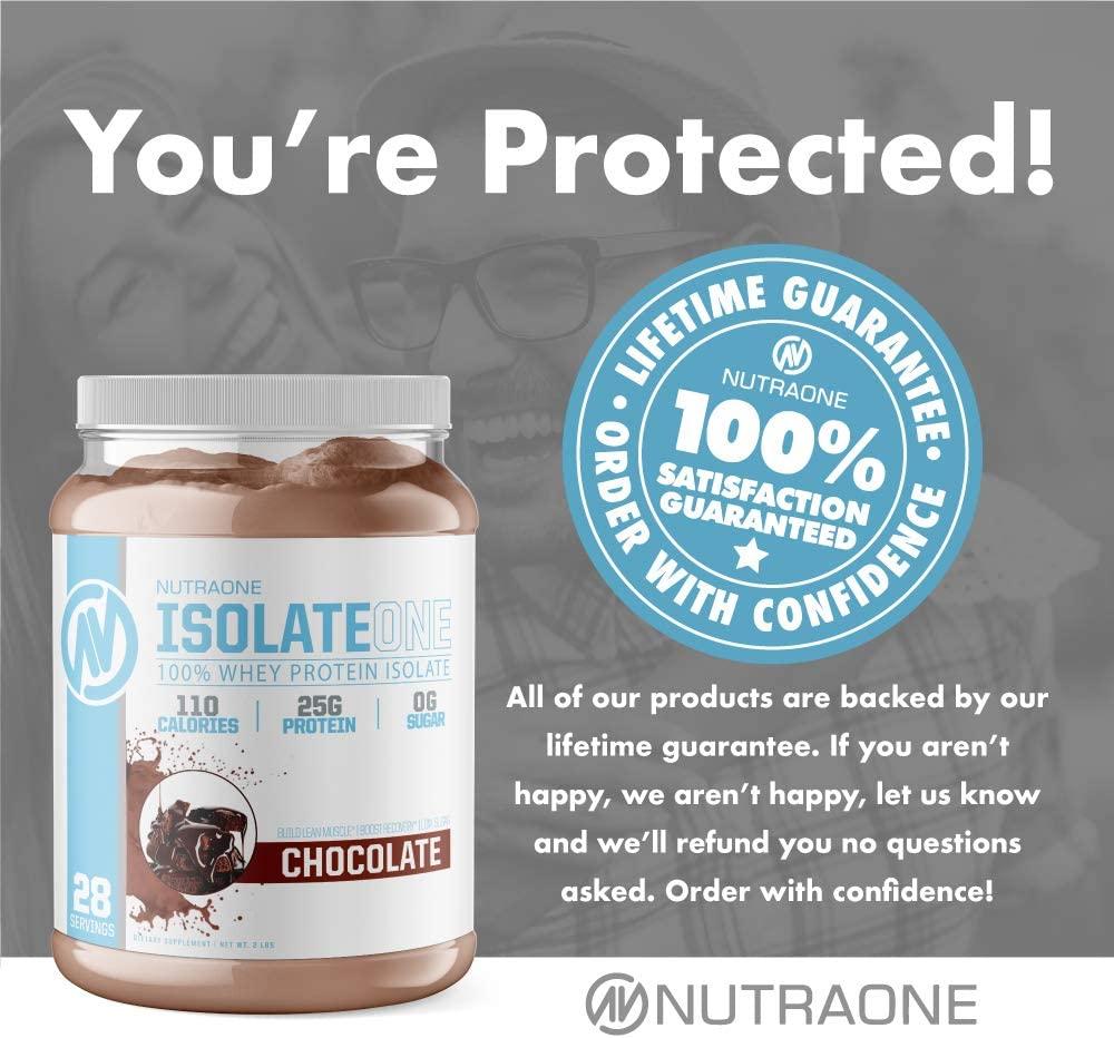 IsolateOne Whey Isolate Protein Powder by NutraOne â 100% Pure Whey ...