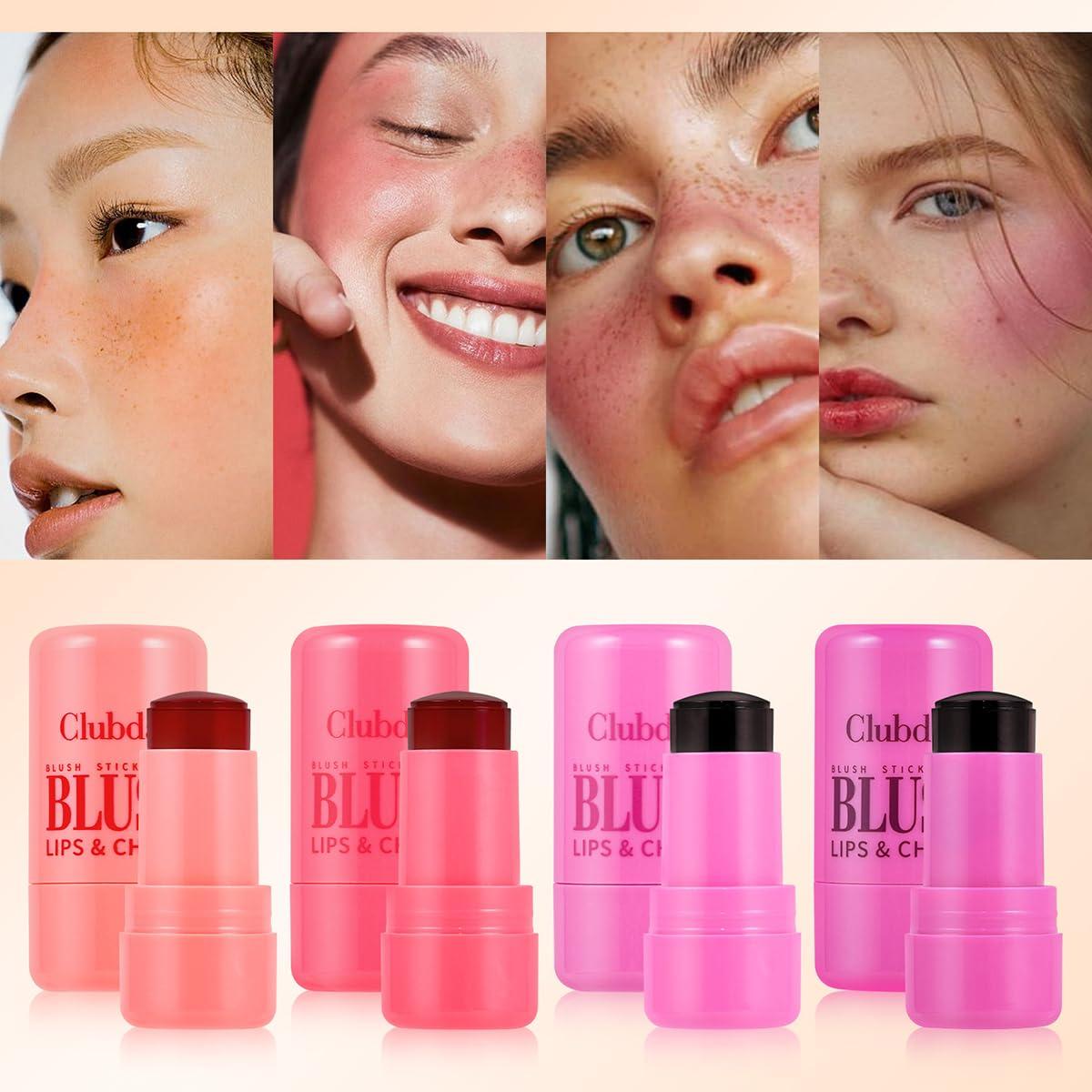 Cooling Water Jelly Tint Blush & Multi-Use Lip Stain - Longlasting ...