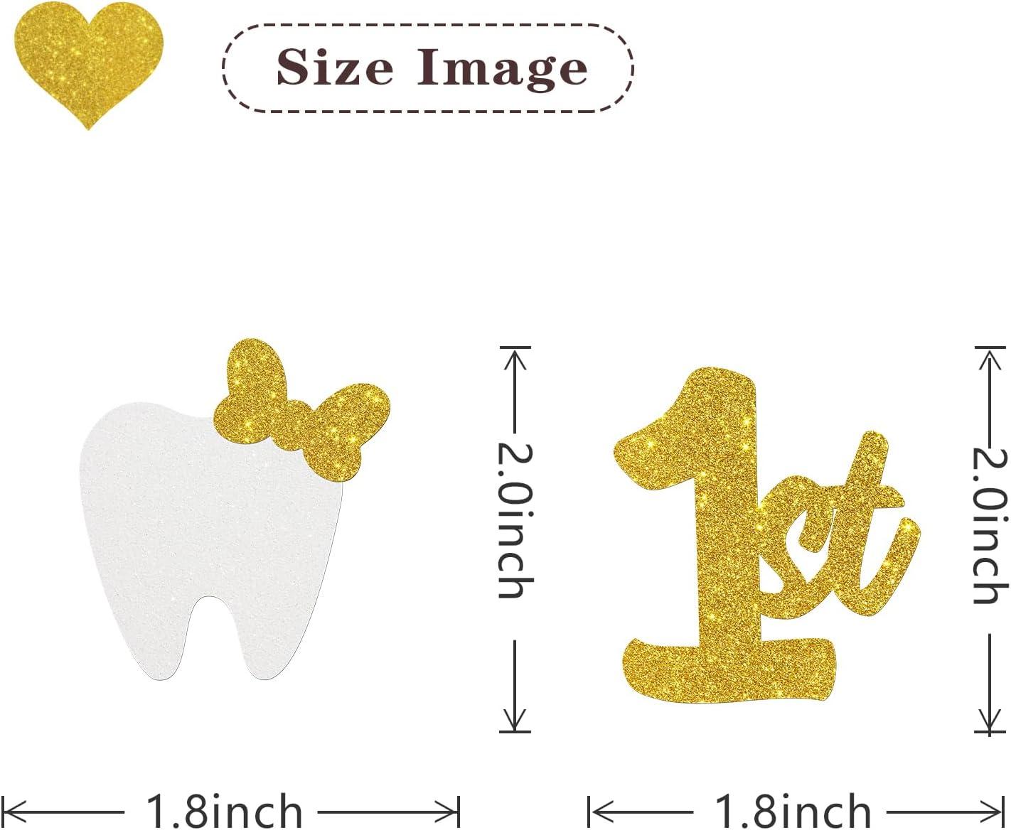 MonMon & Craft 1st Tooth Cupcake Toppers/Baby Shower Tooth Cupcake ...