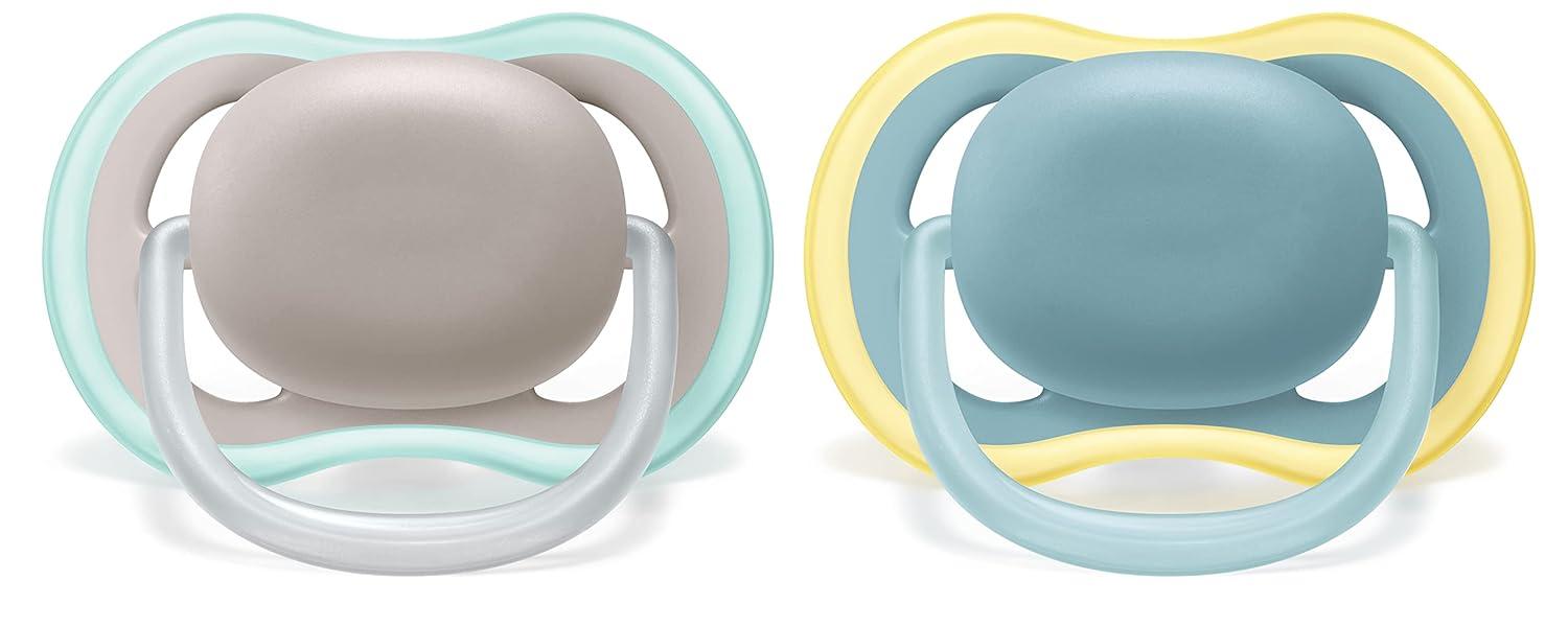 Philips Avent Ultra Air Pacifier 2 Pack - BPA-Free Breathable for 18 ...