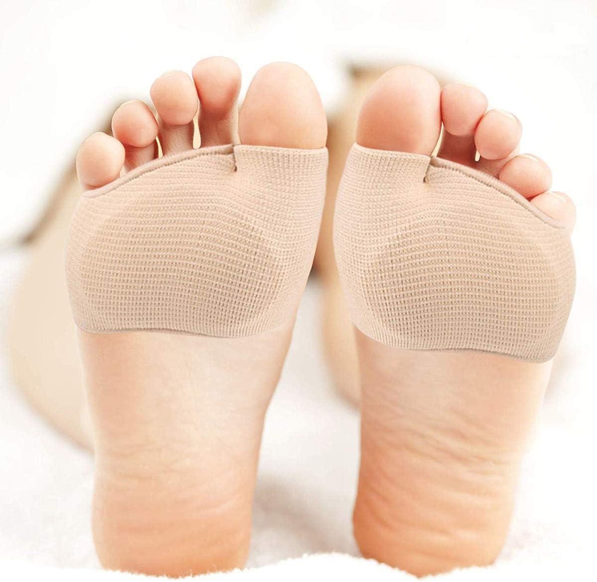 Metatarsal Gel Pads for Diabetic Feet - Ball of Foot Cushion Pain ...