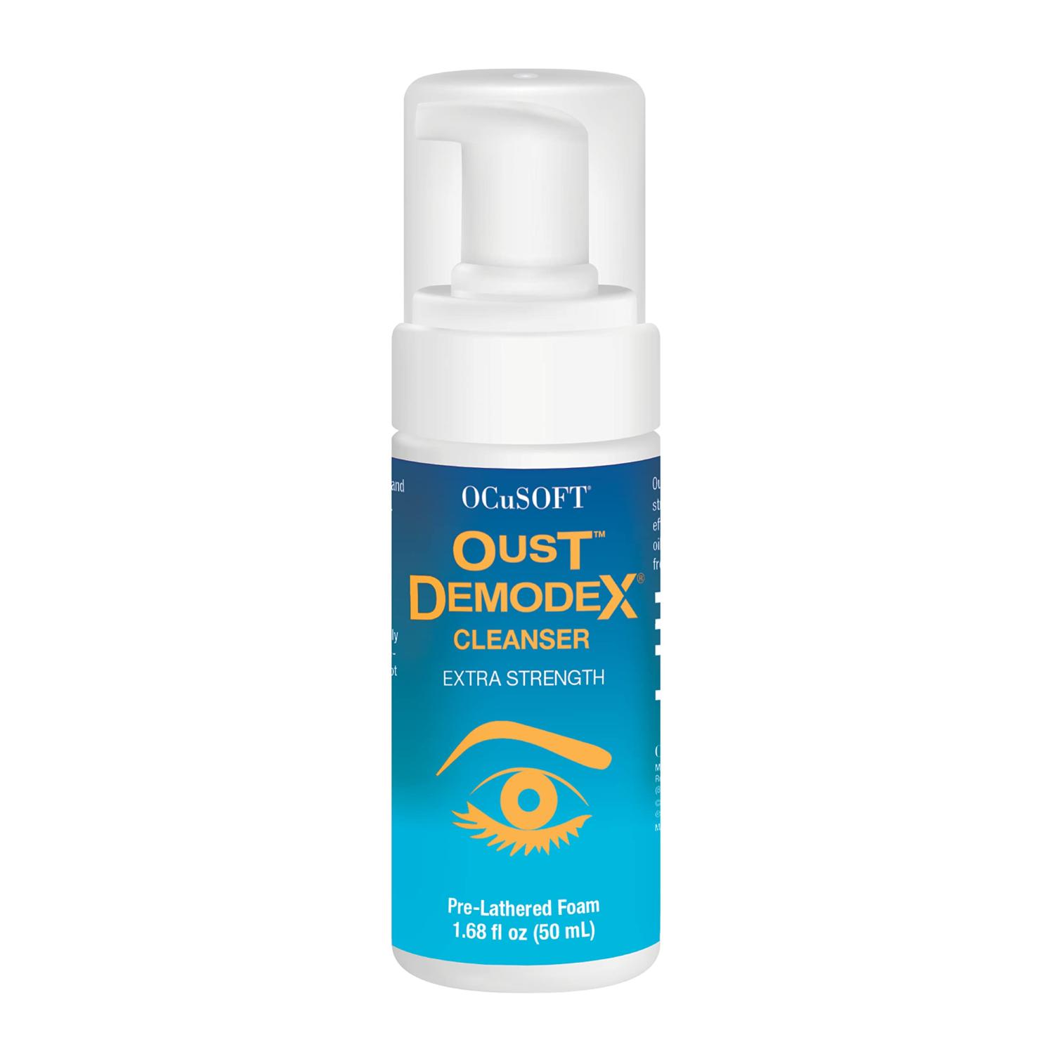 OCuSOFT Oust Demodex Cleanser Extra Strength Foam 50ml - Tea Tree Oil ...