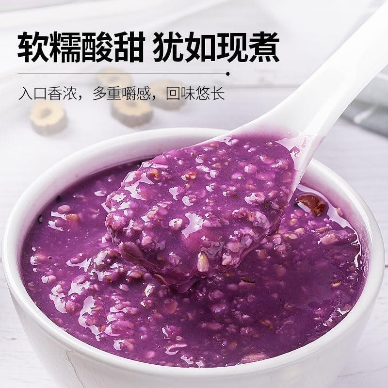 Purple potato konjac starch Soup 500g/can Ready-to-Eat Sweet potato ...