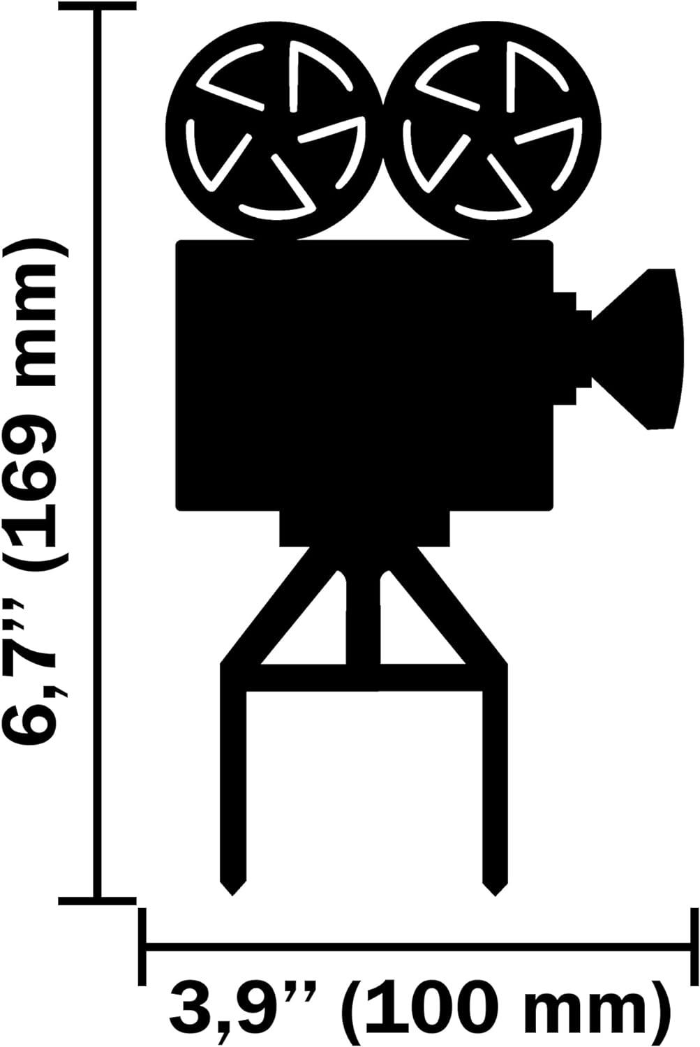 CARISPIBET cake topper with a filming camera cake decorative movie ...