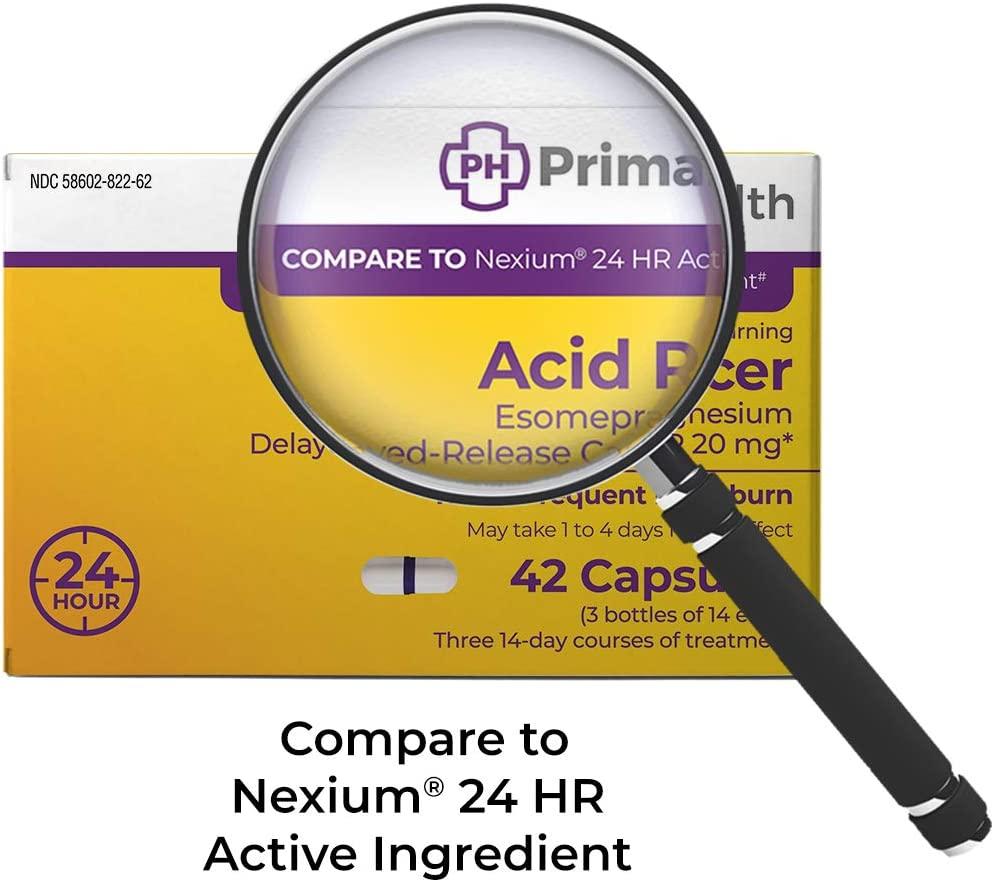 Primary Health Acid Reducer Esomeprazole Magnesium 20mg Delayed-Release ...
