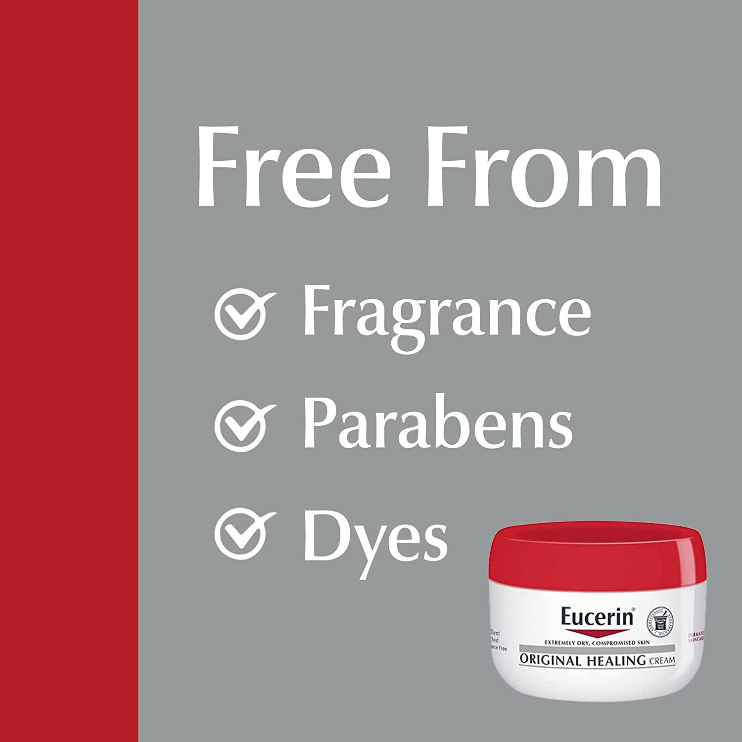 Eucerin Original Healing Cream 2 Pack - Fragrance Free Body Cream for ...