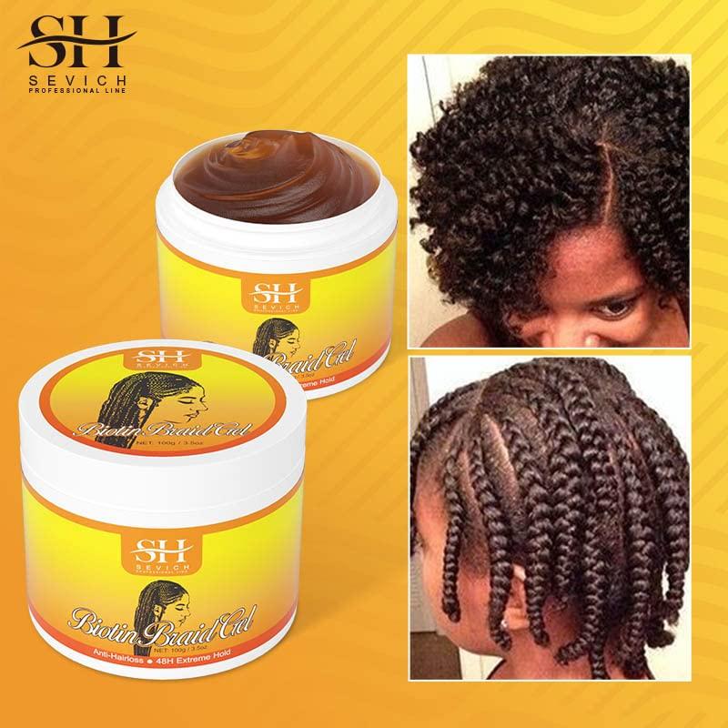 SEVICH Biotin Care Braid Gel - Extreme Hold & Repair Formula - 3.5Oz ...