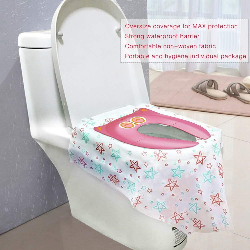Homgaty 20 Pack Toilet Seat Covers Disposable Extra Large XL Portable ...