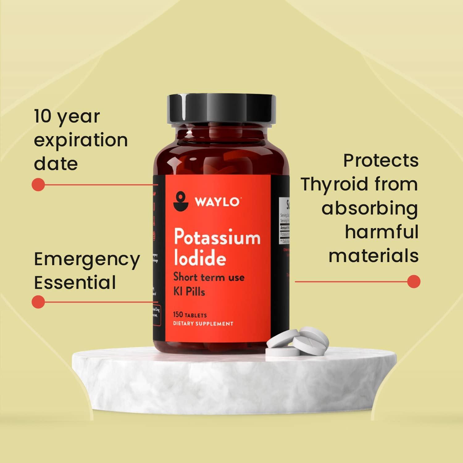 KI Potassium Iodide Tablets 130mg - 150 Tablets | Buy Now with Express ...