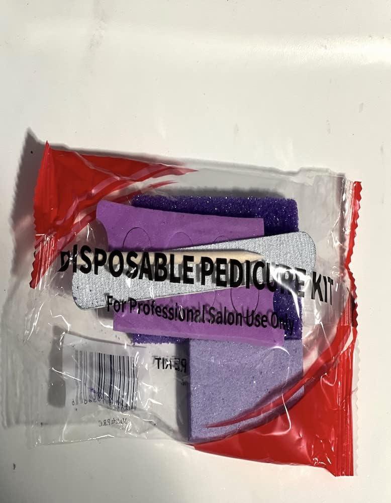 True Beauty 5-Piece Pedicure Kit | Disposable Pedi Set with Toe ...