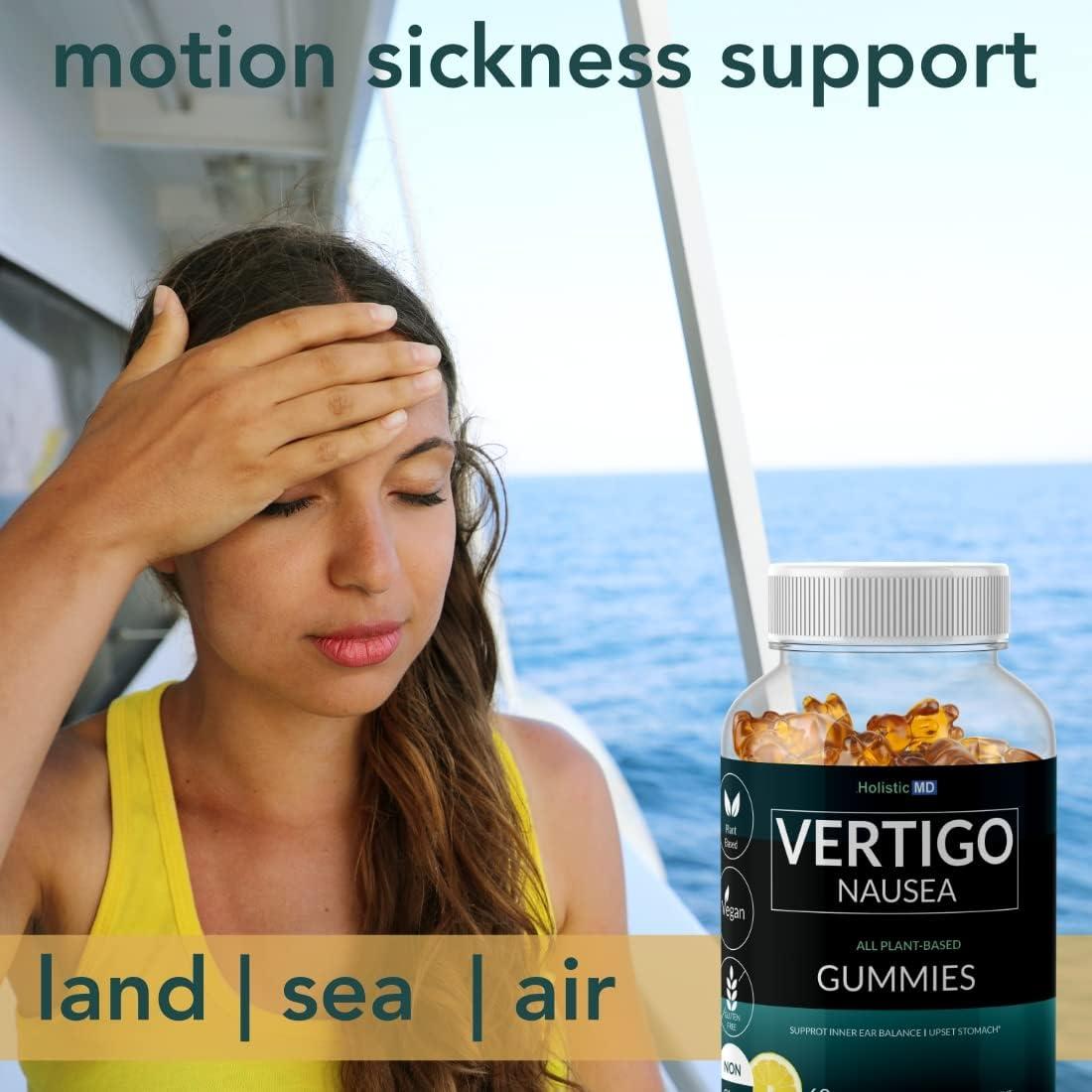 Holistic MD Vertigo Gummies - 6-in-1 Relief for Nausea, Dizziness ...