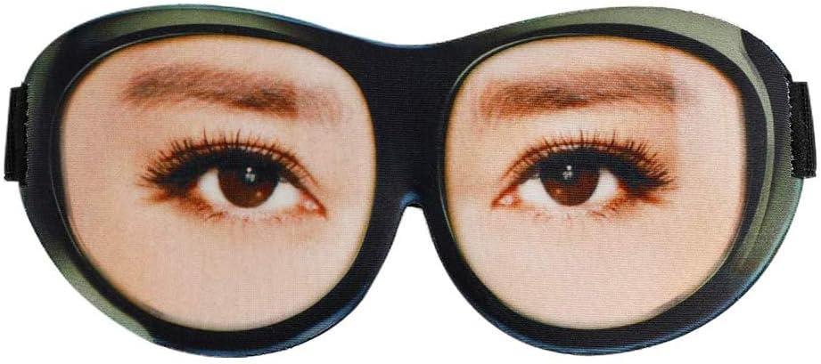 Okami Funny Eye Mask Blackout Sleep Mask with Eyes Open + Free Travel ...