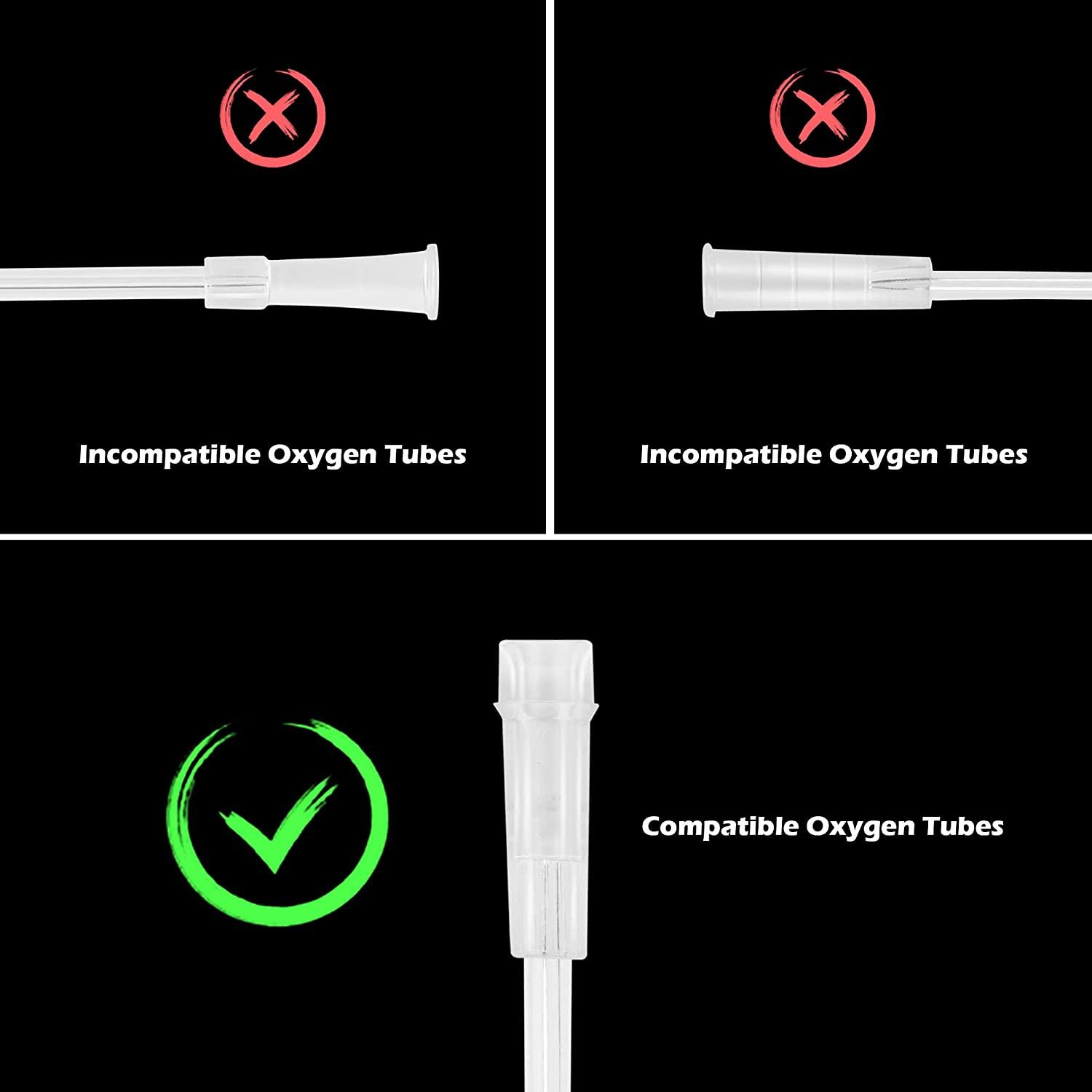 10 PCS Oxygen Tubing Swivel Connector | Male to Male Cannula Connectors ...