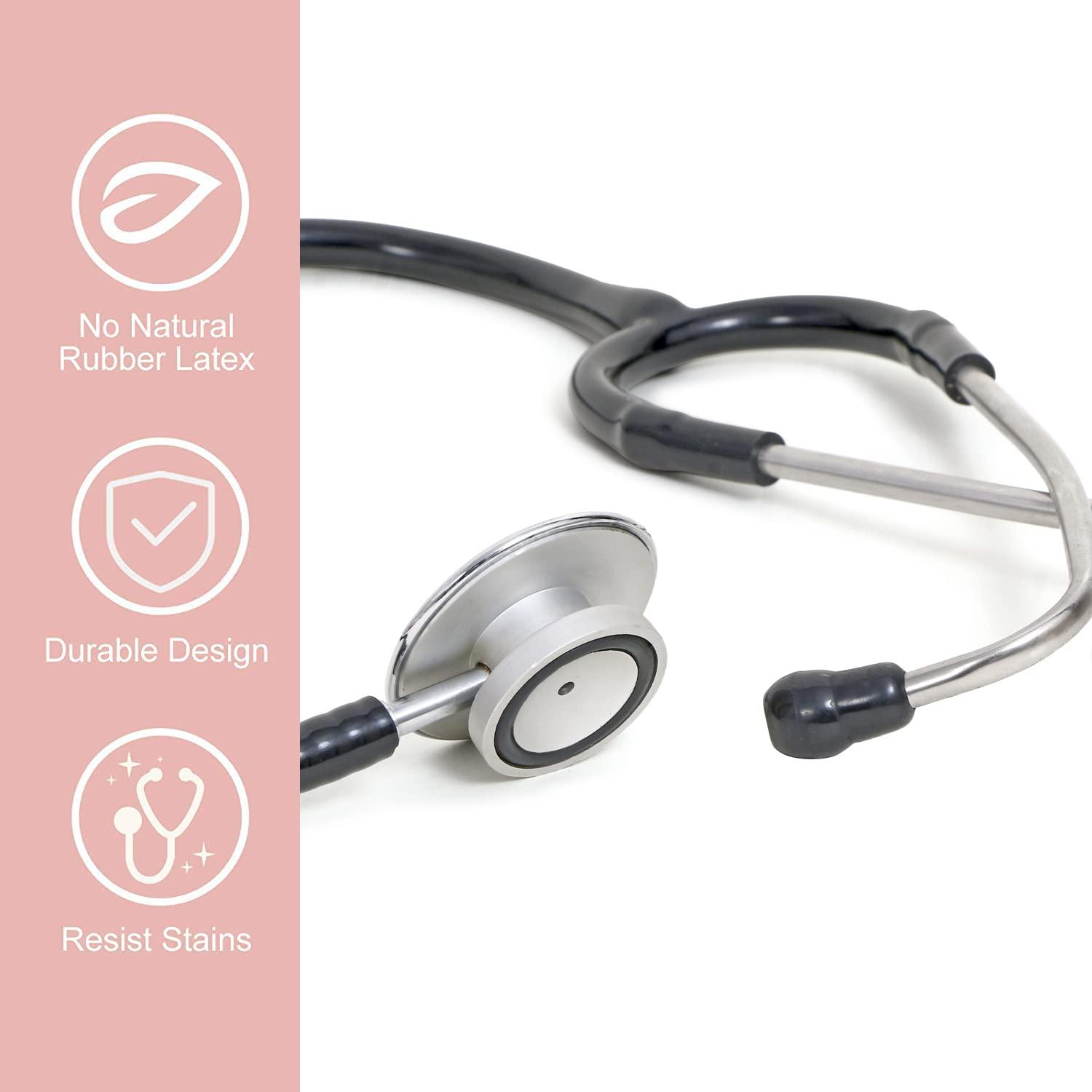 Buy Lightweight Stethoscope for Doctors & Nurses - Flexible Latex-Free ...