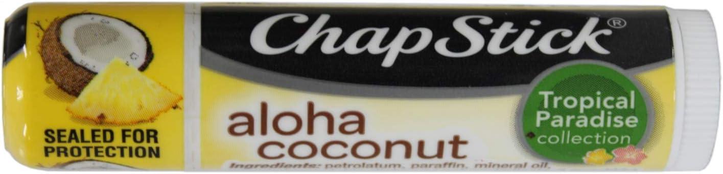 Chapstick Aloha Coconut Lip Balm 3 Pack - .15 Oz Tropical Paradise ...