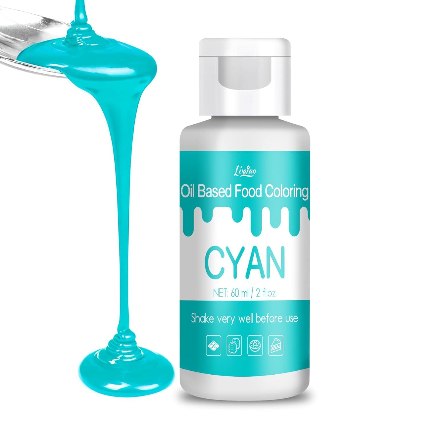 Fat-Soluble Food Coloring - 60ml Oil-Based Color for Chocolate Cakes ...