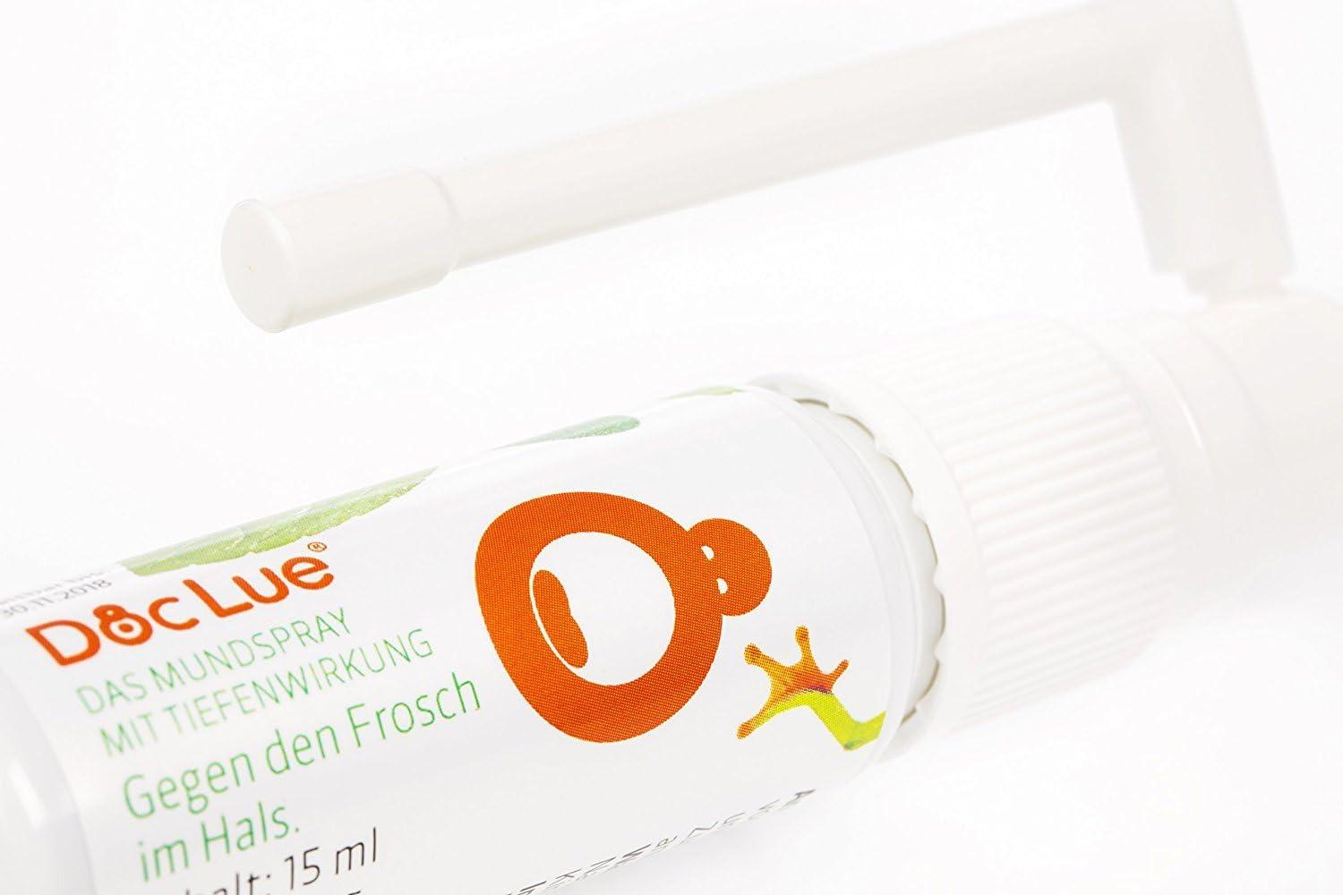 Doclue Throat Spray - Patented Formula for Relief | 150 Applications ...