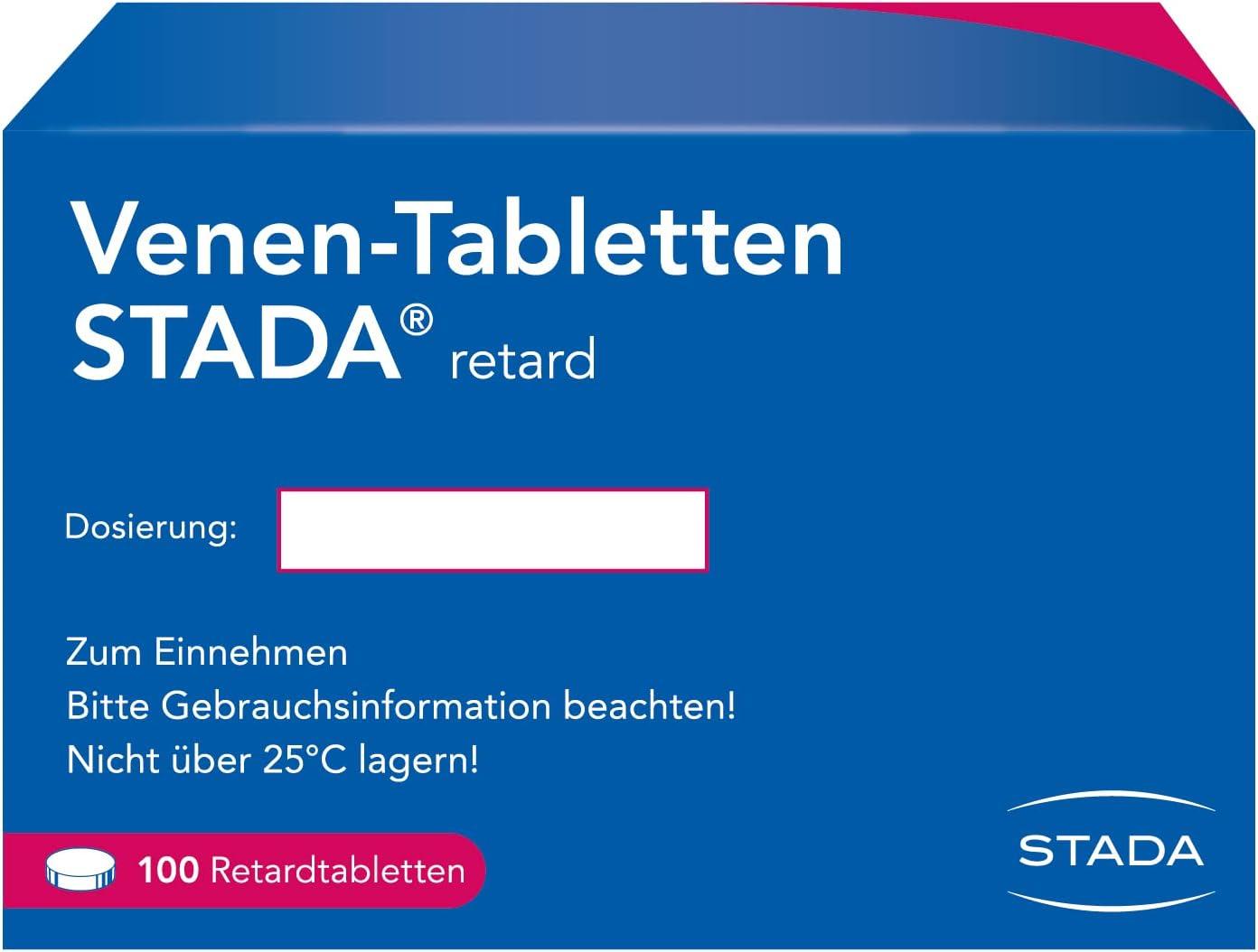 Vein Tablets STADA - 100 pcs Sustained Release for Enhanced Comfort ...
