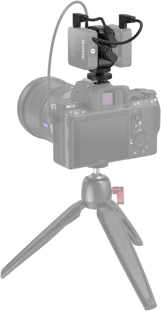 SmallRig Two-in-One Bracket Cold Shoe Mount for Rode Wireless GO ...