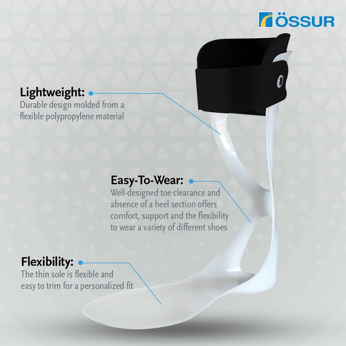 Ossur AFO Leaf Spring Ankle-Foot Orthosis for Drop Foot | Low-Profile ...