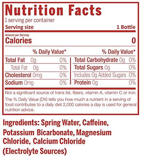 Cafeina Caffeinated Spring Water (12 Pack) | 100mg Caffeine ...