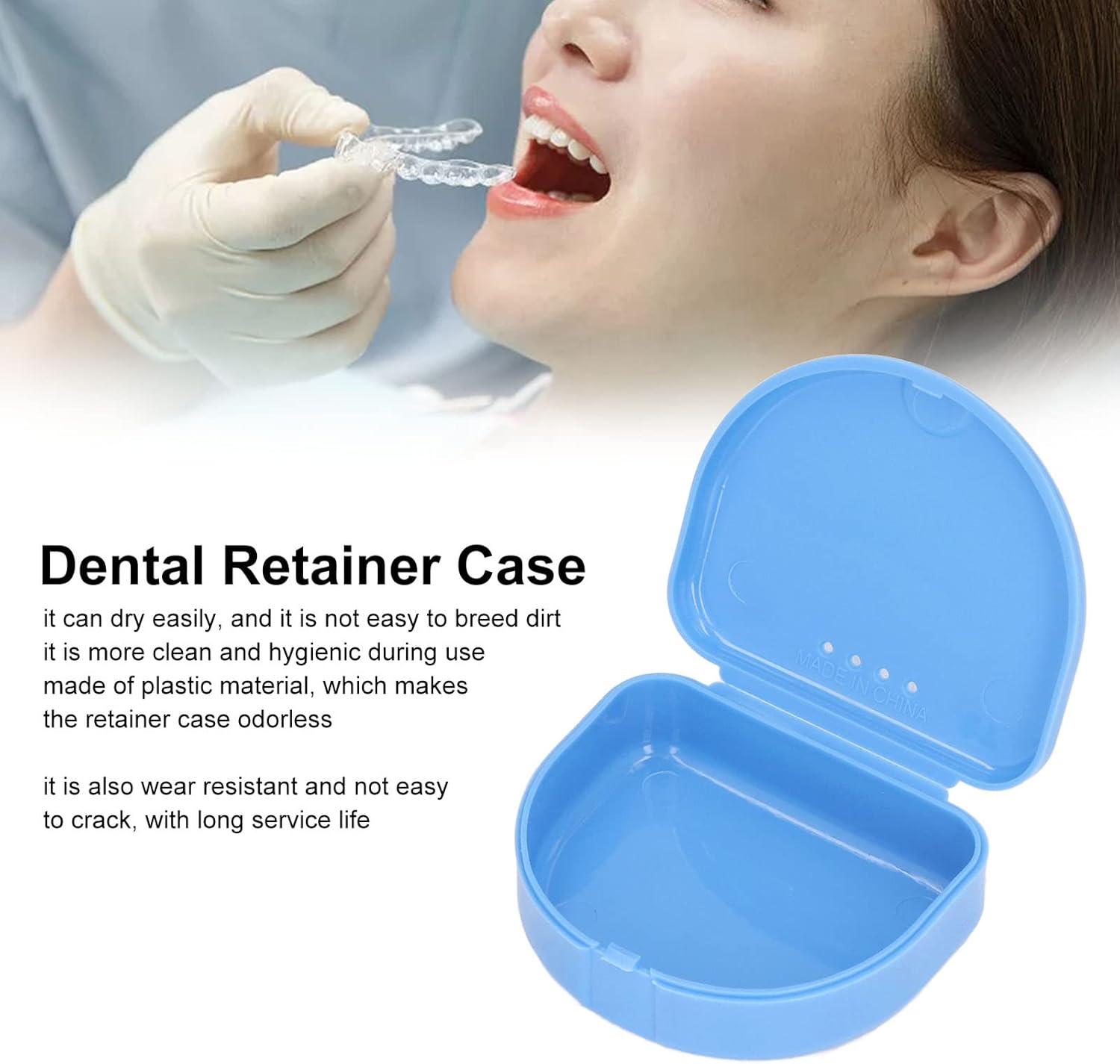 Herchr Retainer Case Box - 12 Pieces Dental Storage Containers for ...